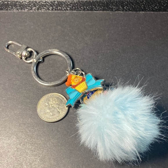 Disney | Other | Disney Duffy Keychain With Pom Pom | Poshmark